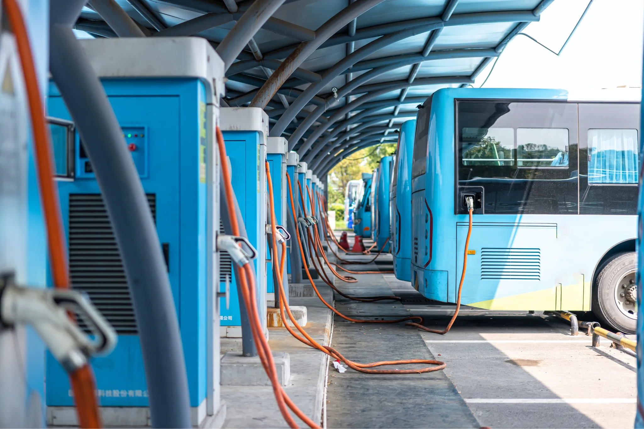 Electric bus charging station cost store